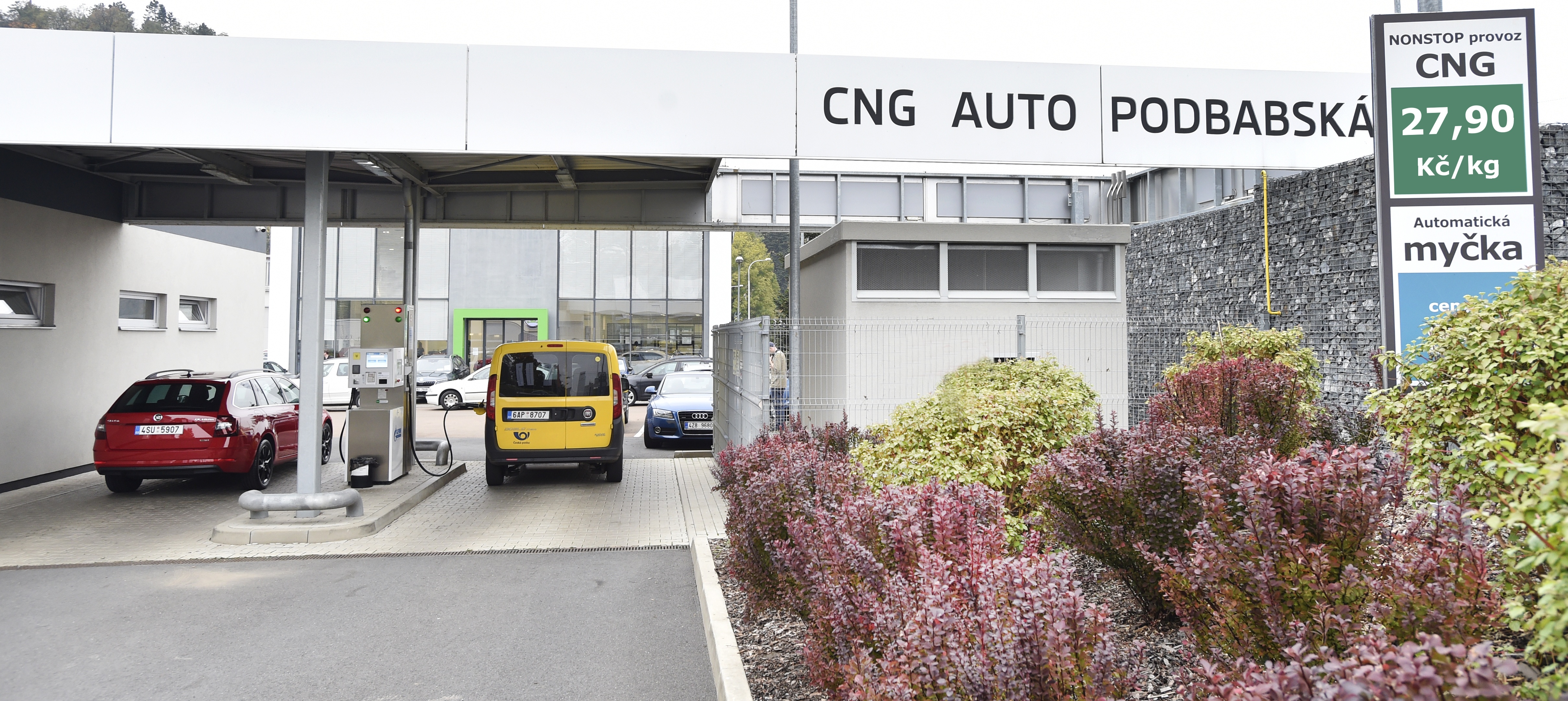 Plnící stanice CNG - Auto Podbabská